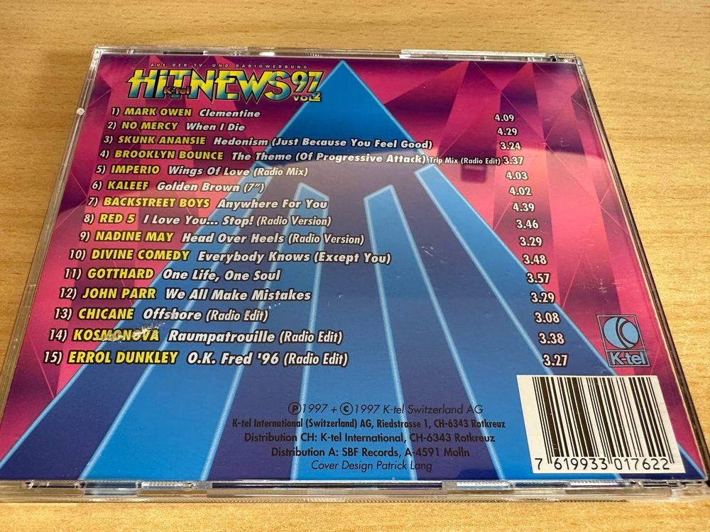 Various – K-Tel Hit News 97 Vol. 2 (Gebraucht) in Rikon im Tösstal für CHF 6.5 – mit Lieferung ...