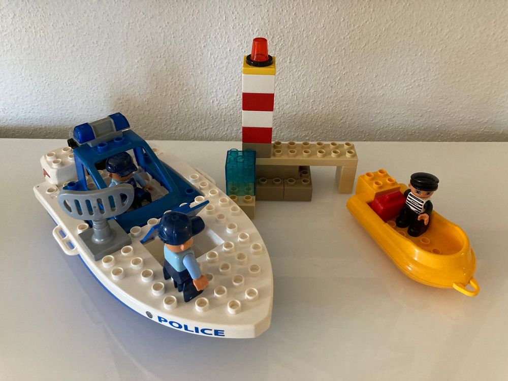 Lego Duplo Polizeiboot 4861 (Gebraucht) in Zürich für CHF 2 – mit ...