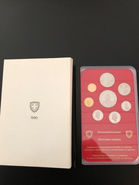 Schweizer Münzsatz PP 1990 (Neu und originalverpackt) in Goldach für CHF 20 – mit Lieferung auf ...