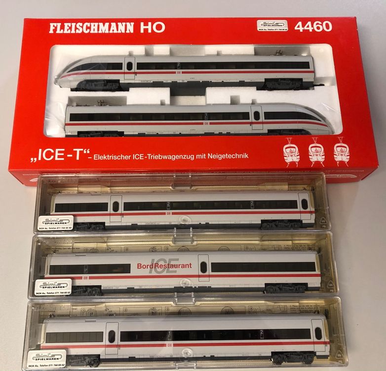 Fleischmann HO ICE -T 5-teilig m. funkt. Neigeeinrichtung (Neu und ...