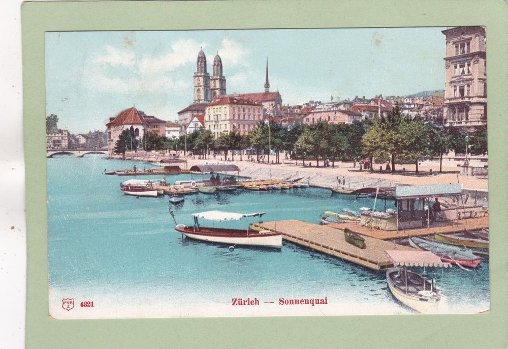 Zürich Sonnenquai 1905 (Gebraucht) in Herisau für CHF 2 – mit Lieferung auf Ricardo kaufen
