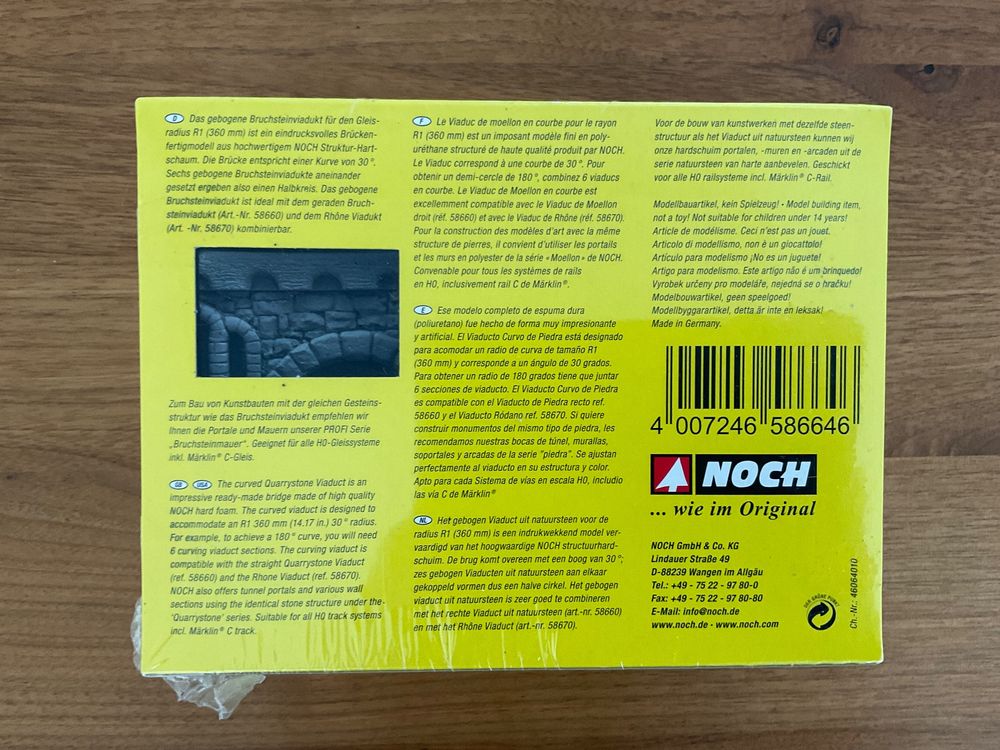 Noch Bruchsteinviadukt gebogen H0 (58664) | Kaufen auf Ricardo