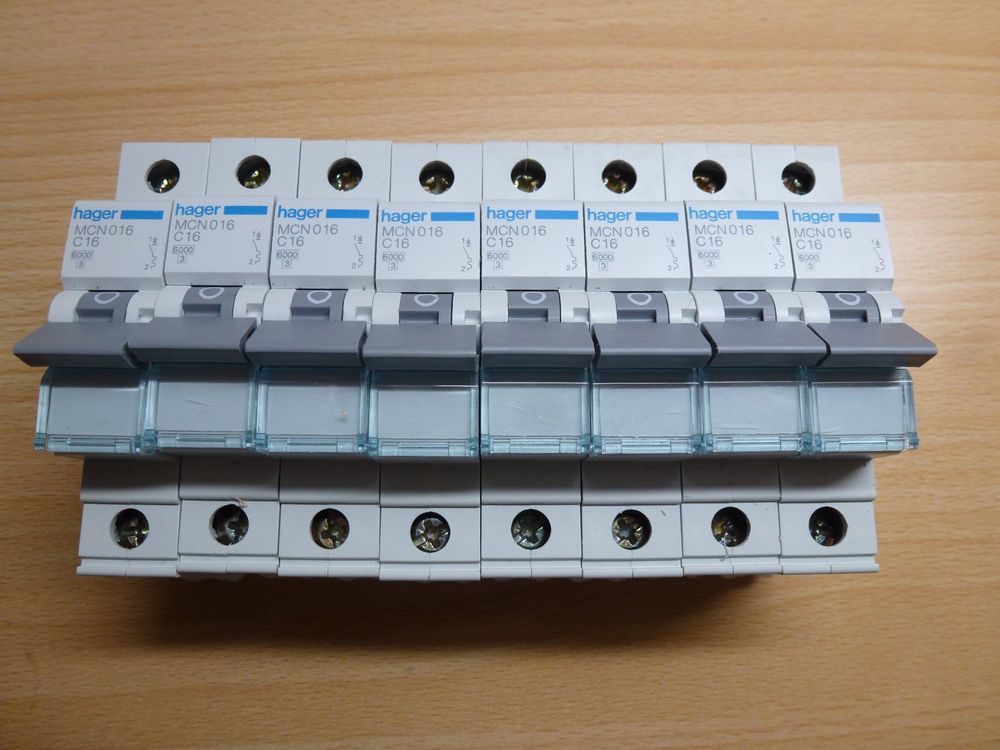 8 St. Leitungsschutzschalter C16 Hager (Gebraucht) in Hombrechtikon für ...