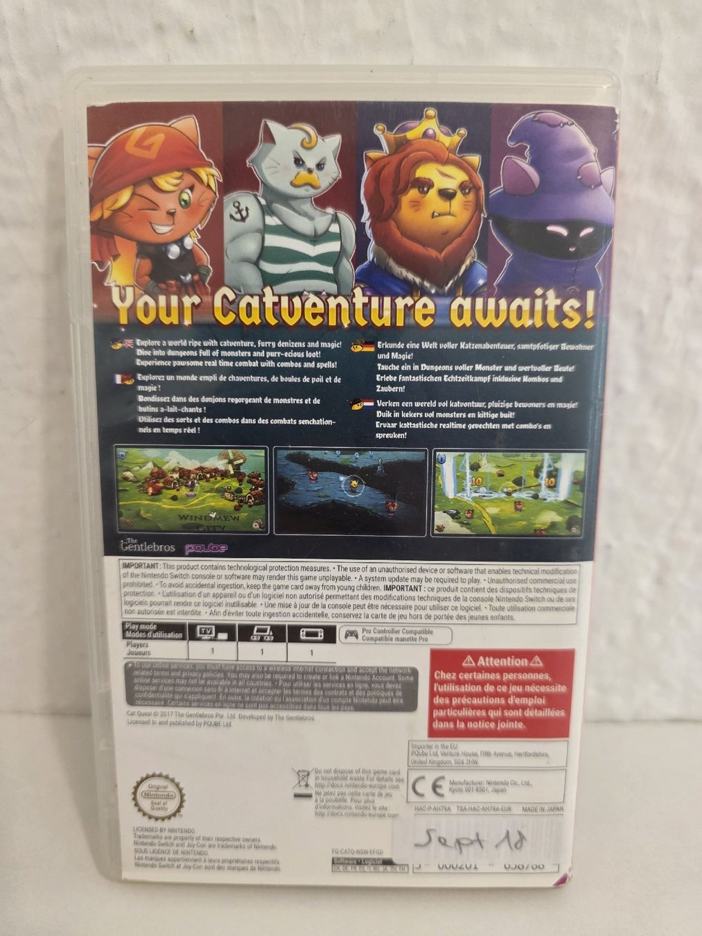 Cat Quest - Nintendo Switch Game - RPG Adventure! (Gebraucht) in ...