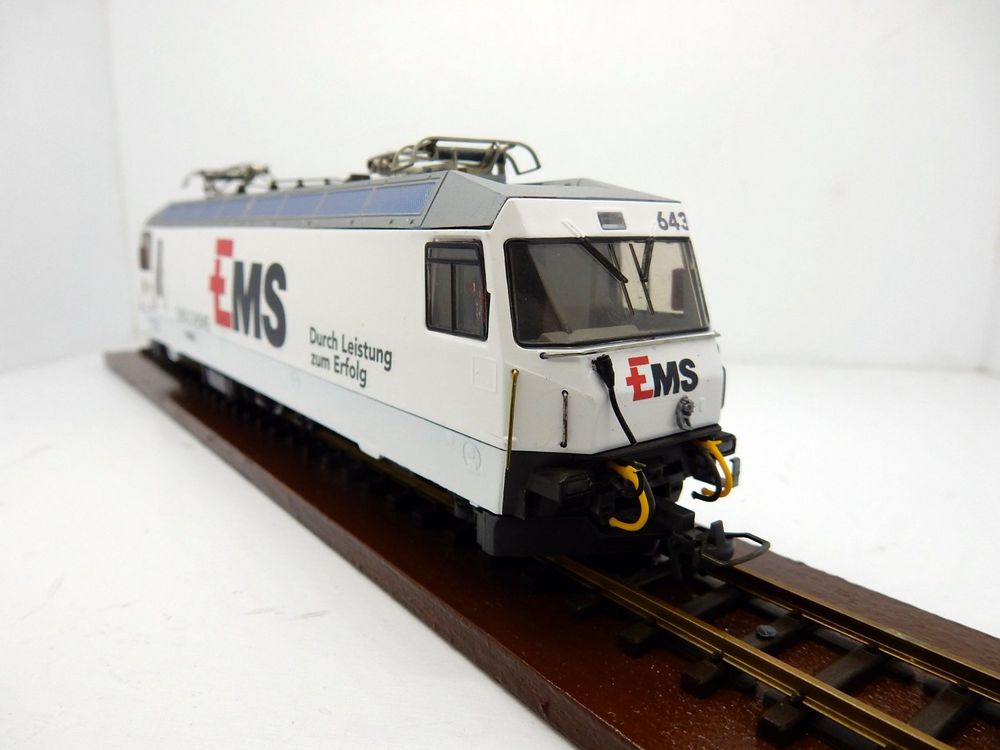 Hom- Bemo - RhB "Rhätische Bahn" - Loc Ge 4/4 III "EMS" | Kaufen auf Ricardo