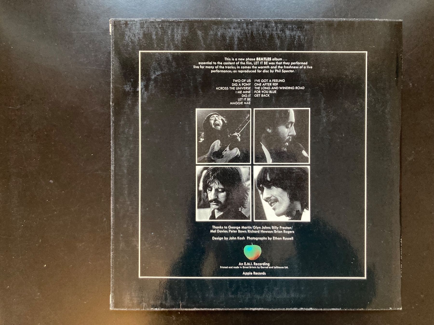 The Beatles – LP – Let It Be – 2. UK – 1970 (Gebraucht) in Winterthur ...