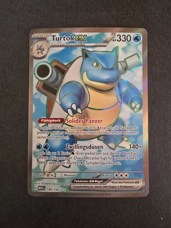 Pokemon Turtok ex DE 184/165 (Gebraucht) in triesenberg für CHF 27.9 ...