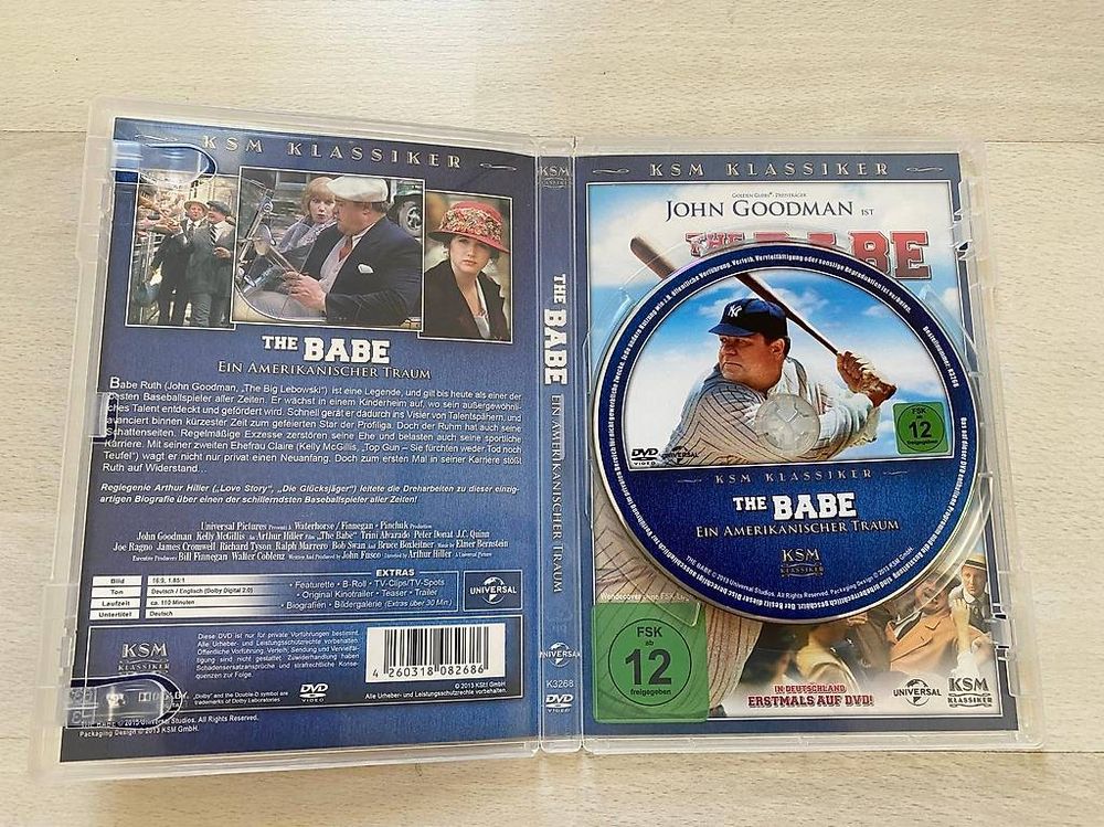 Dvd The Babe Ein amerikanischer Traum (1992) John Goodman (Gebraucht ...