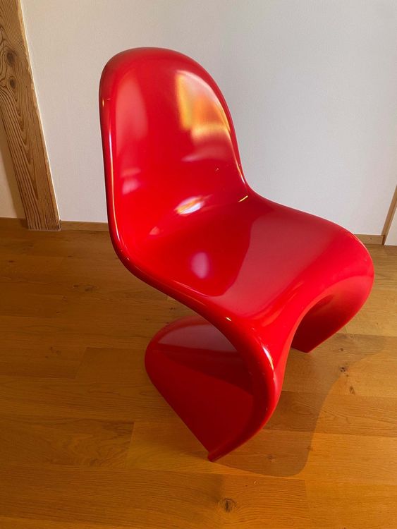 Vintage Panton CHAIR rot | Kaufen auf Ricardo