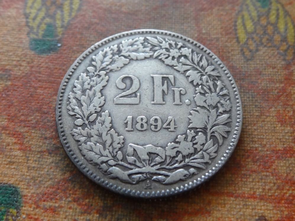 2 Fr. 1894 (Gebraucht) in Romanel-sur-Lausanne für CHF 8.9 – mit Lieferung auf Ricardo kaufen