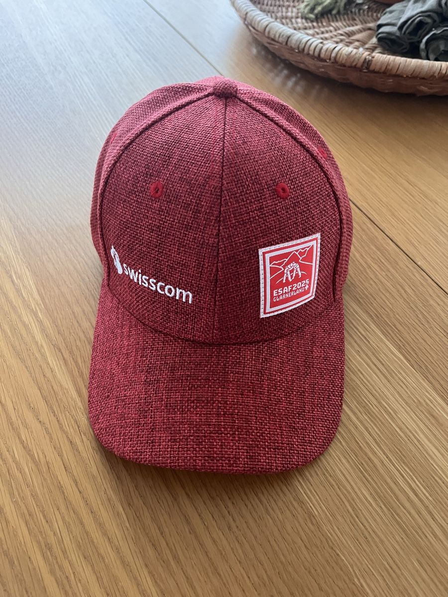 Rote Kappe / Basecap ESAF 2025 Glarnerland, Swisscom (Neu (gemäss ...
