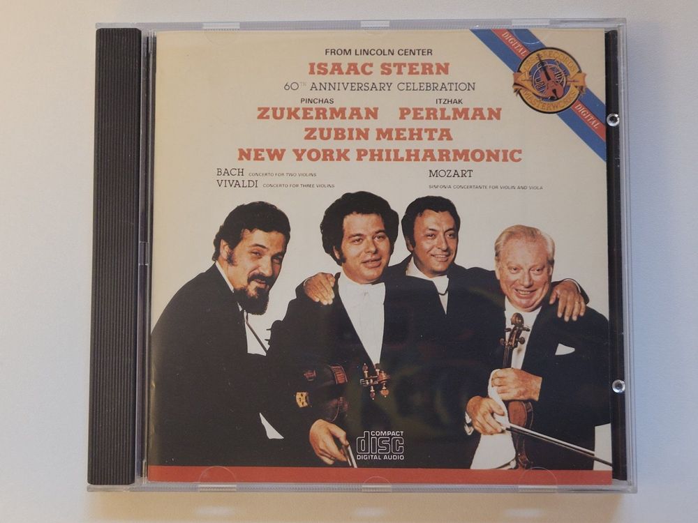 Stern, Zukerman, Perlman, Bach, Mozart N.Y Philharmonic F14 | Kaufen ...
