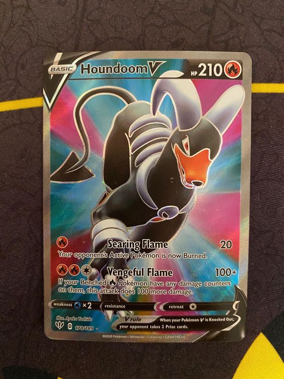 Pokemon Darkness Ablaze Houndoom V | Kaufen auf Ricardo