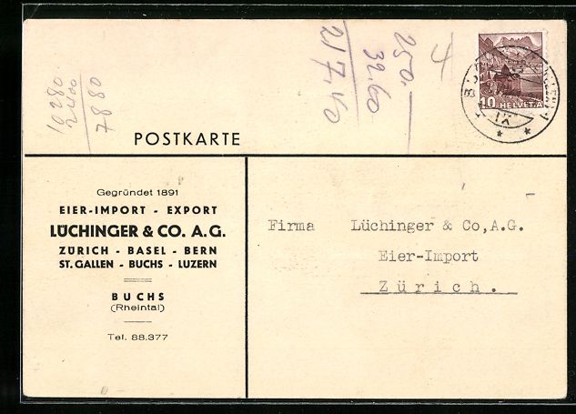 Buchs /Rheintal, Firma Lüchinger, Co. A (Gebraucht) in Berlin für CHF 7 ...