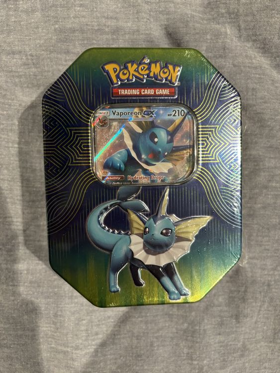 Vaporeon GX Elemental power Tin (Neu und originalverpackt) in Lausen ...