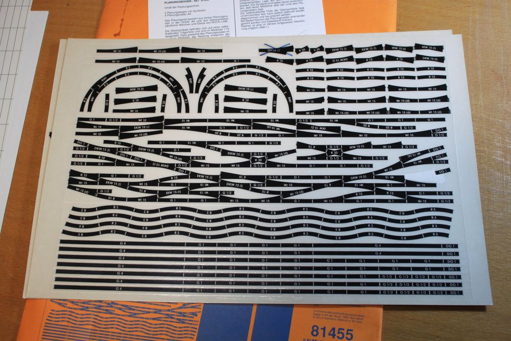 Roco Line Planungsbogen-Set 81455, DC H0 | Kaufen auf Ricardo