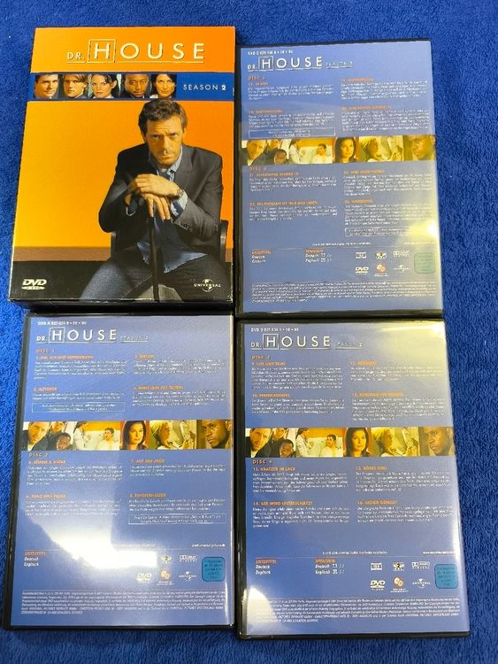 HOUSE M.D. - Staffel 1-4 DVD Box Set neu (Neu und originalverpackt) in ...