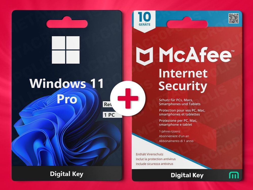 Windows 11 Pro + McAfee Internet Security - Preisknaller! (Gebraucht) in Dietlikon für CHF 8.95 ...