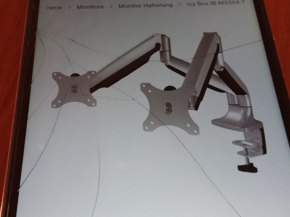 Monitor Halterung Icy Box IB-MS504-T (Tisch, 32") (Gebraucht) in Baden ...