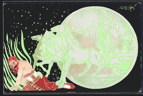 sign. Crespi: Die Victoria im Streitwage (Gebraucht) in Berlin für CHF ...