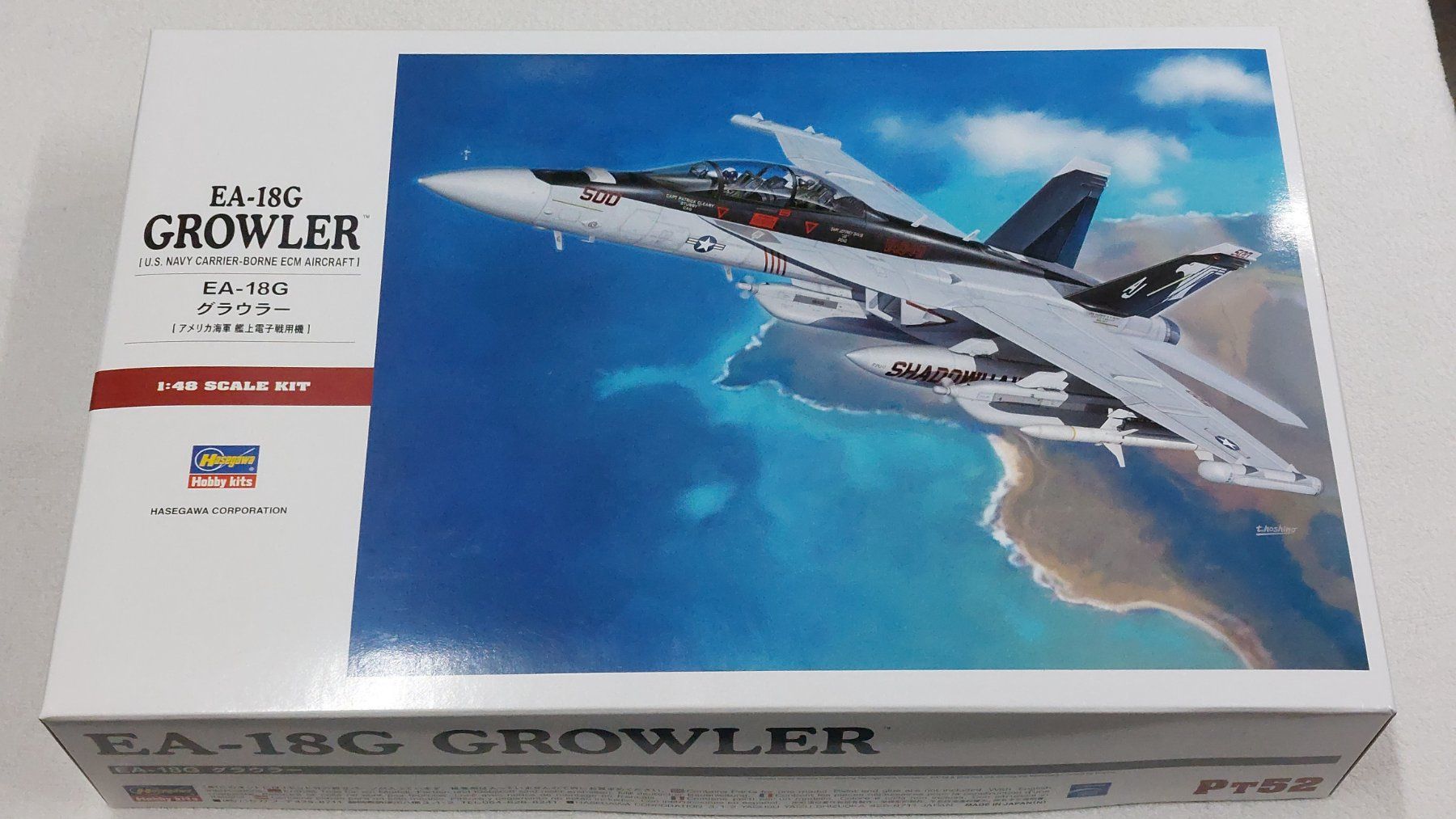 Hasegawa 1/48 EA-18G Growler (PT52 / 07252) (Neu und originalverpackt ...