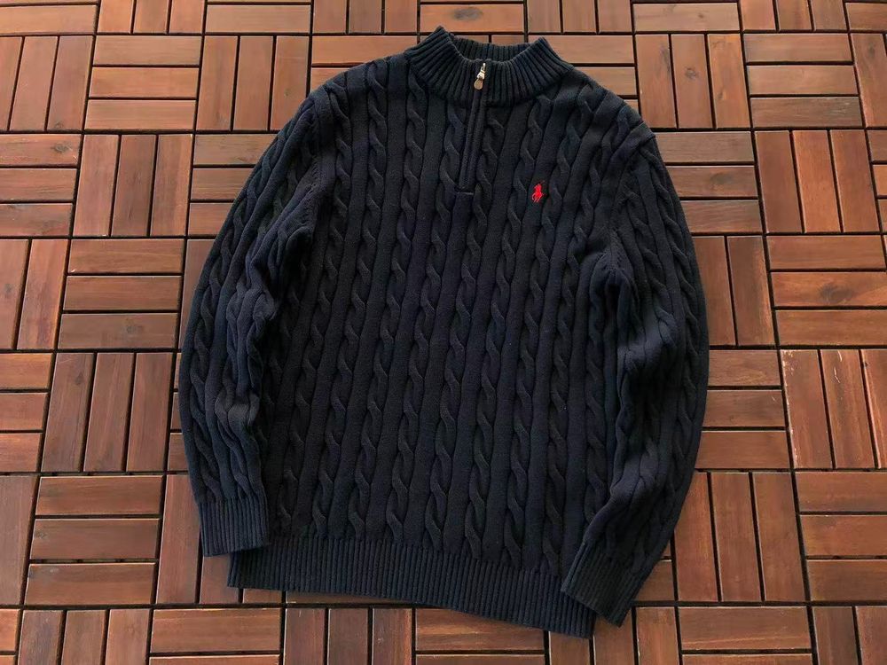 Polo Ralph Lauren Cable-Knit Quater Zip Pullover (Gebraucht) in ...