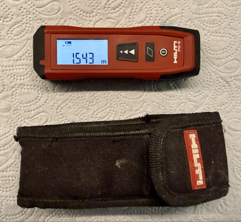 🔴 Hilti PD-S Laser-Distanzmessgerät – top funktionsfähig (Gebraucht) in Basel für CHF 85 – mit ...