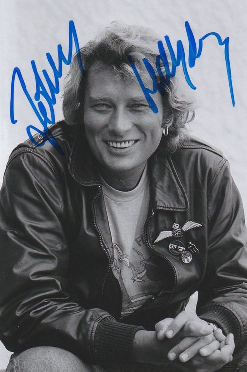 JOHNNY HALLYDAY / Autographe Original. | Kaufen auf Ricardo