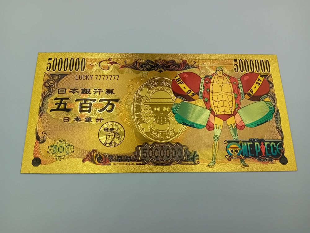♦One Piece♣ Anime Gold Banknote S1 | Kaufen auf Ricardo