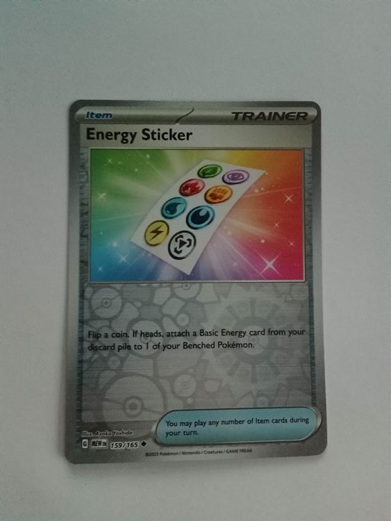 Energy Sticker - REVERSE HOLO - Pokemon 151 Mew | Kaufen auf Ricardo
