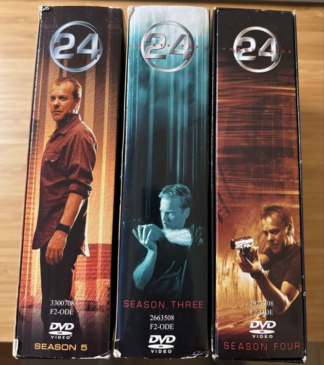 24 - Twenty Four, Staffeln 3, 4 und 5, DVD Box Set (Gebraucht) in ...