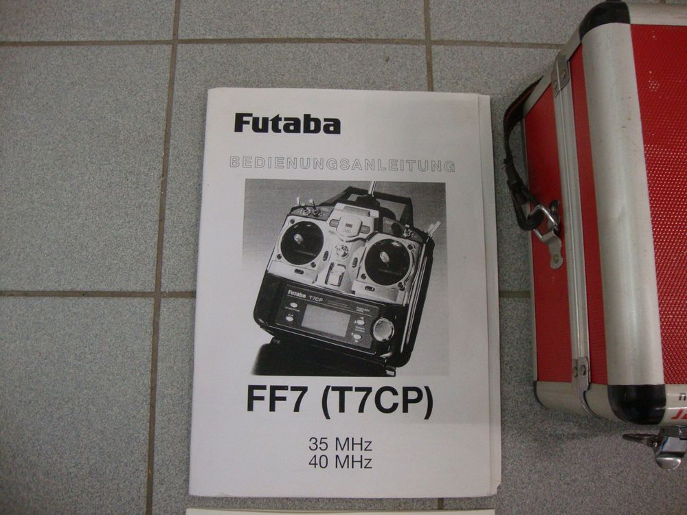 Sender Futaba T7C 2.4 GHz FASST mit Alu-Koffer und Anleitung (Gebraucht ...