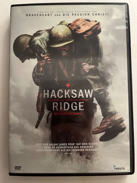 Hacksaw Ridge, DVD 📀 (Neu (gemäss Beschreibung)) in Sierre für CHF 1.95 ...