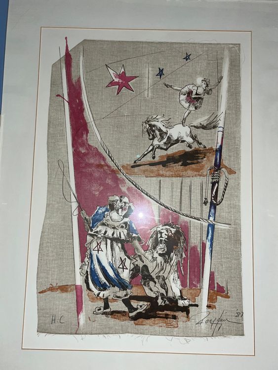 Rolf Knie Lithographie, H.C. | Kaufen auf Ricardo