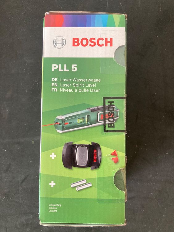 Neue Bosch PLL5 Profi Laser Wasserwaage | Kaufen auf Ricardo