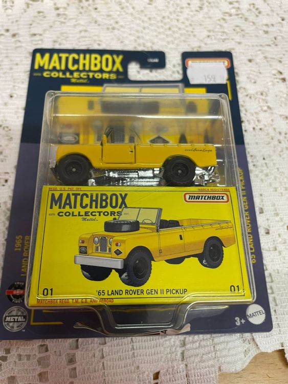 land rover matchbox collector series (Neu und originalverpackt) in ...