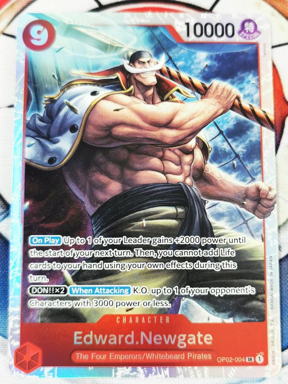 One Piece Edward.Newgate OP02-004 Foil EN | Kaufen auf Ricardo