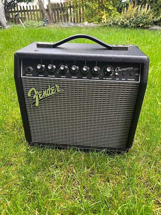 Fender Champion 20 Gitarrenverstärker Amp schwarz Top Zus... (Gebraucht) in Winterthur für CHF ...