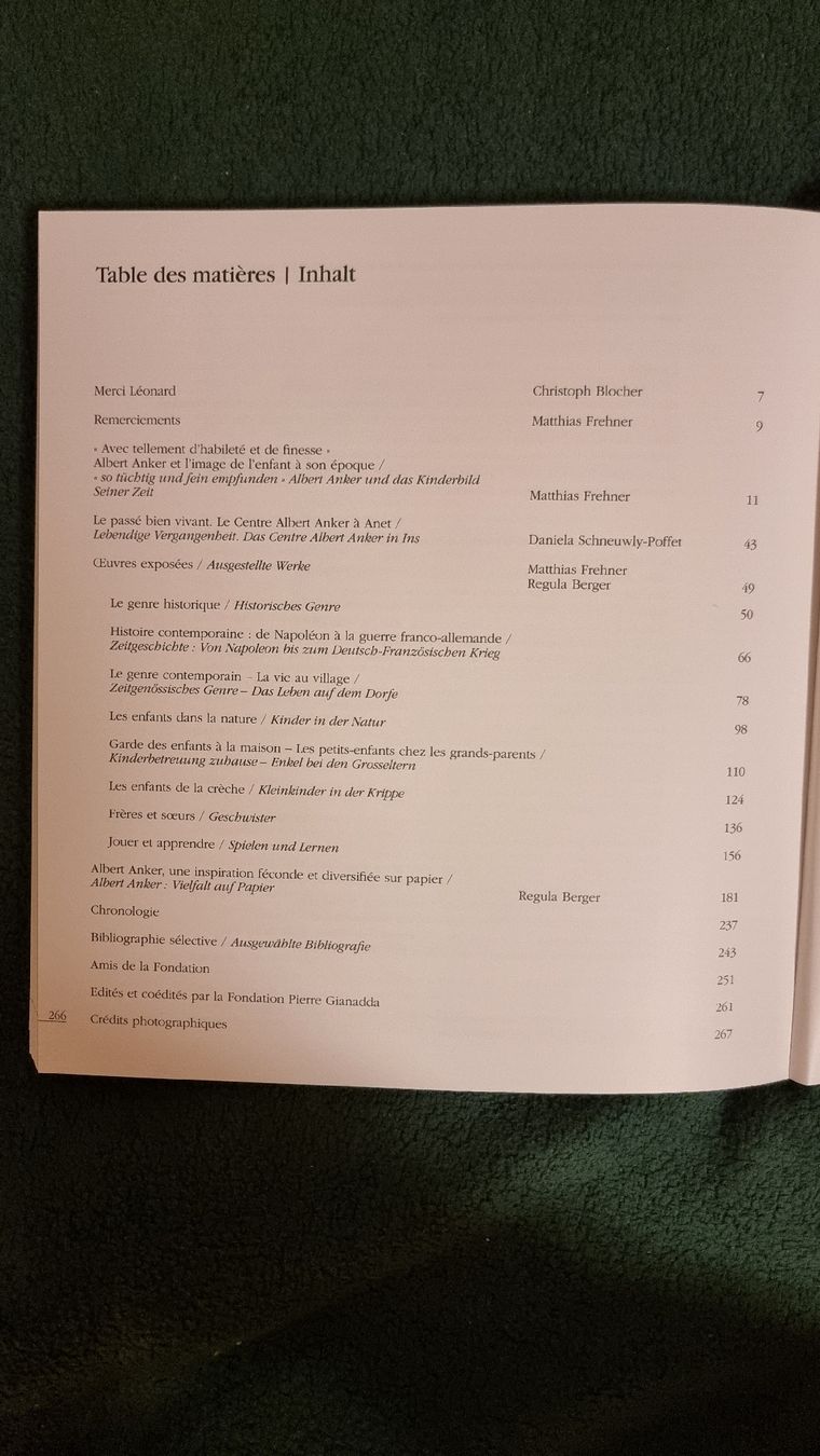 Albert Anker – Anker et l’enfance – exhibition catalogue (Neu (gemäss ...