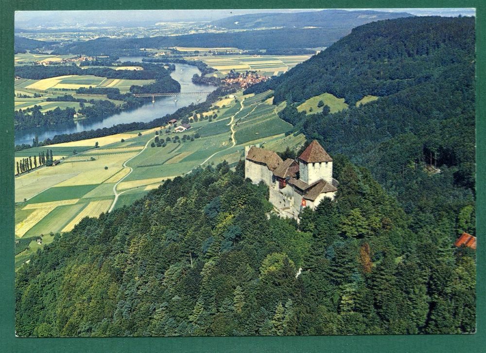 Stein am Rhein, Schloss Hohenklingen, Flugaufnahme (Gebraucht) in Sargans für CHF 1 – mit ...