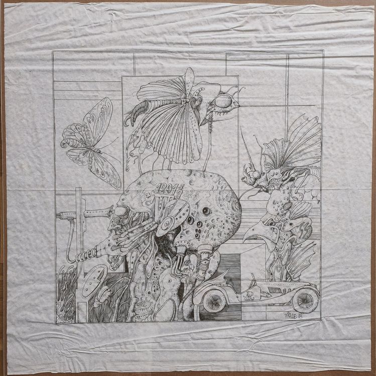 Paul Racle «Skurril Helvetia Schweiz 1291», monogrammiert | Acheter sur ...