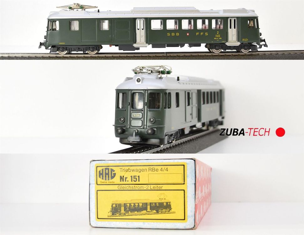 HAG 151 Triebwagen RBe 4/4 SBB H0 GS OVP (Gebraucht) in St. Gallen für CHF 75.5 – mit Lieferung ...