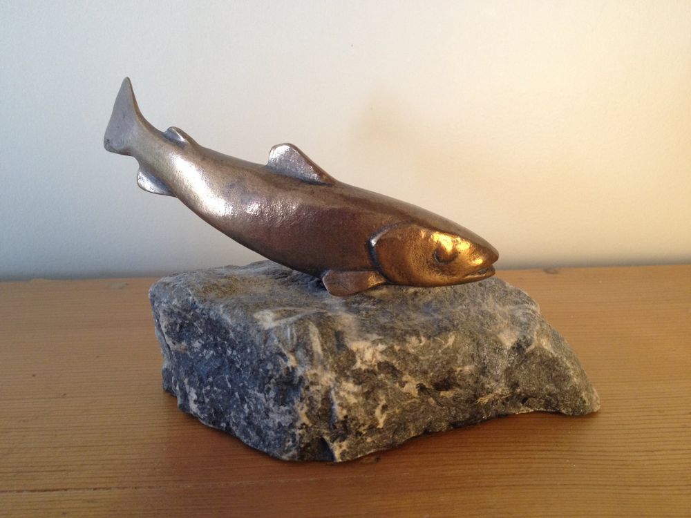 Poisson en bronze signé Reussner (D'occasion) à Vuiteboeuf pour CHF 100 ...