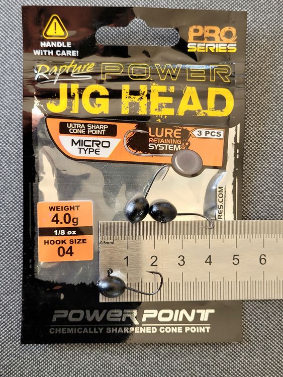 Rapture Power Jig Head Micro Haken 4gr / Hook 04 | Kaufen auf Ricardo