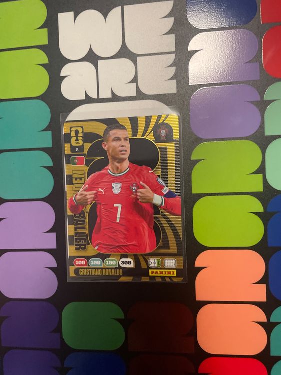 Cristiano Ronaldo Golden Baller Panini World Cup 2026 Karte (Gebraucht ...