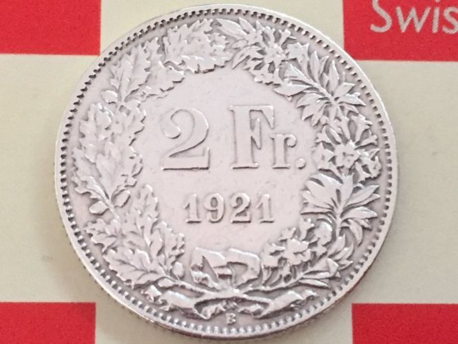 2 Franken 1921 ss-vz, nur 2,0 Mio! (Gebraucht) in Elsau für CHF 11.75 – mit Lieferung auf ...