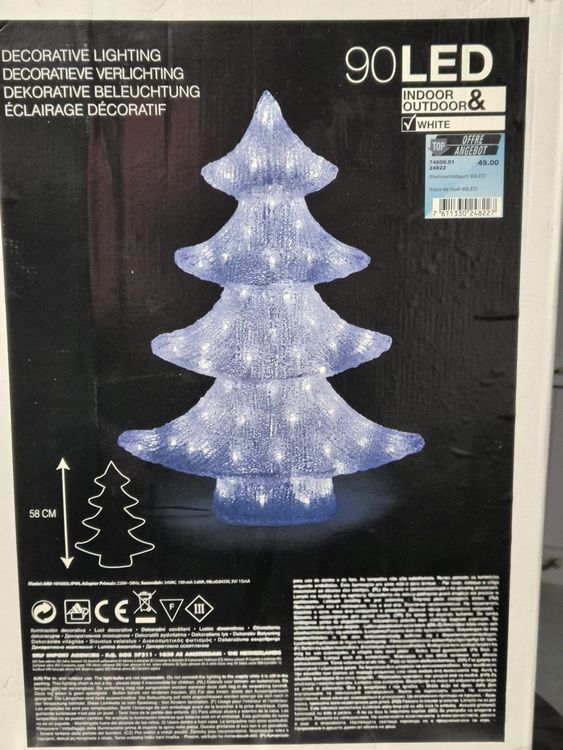 Tanne gross 90 LED 58 cm (Gebraucht) in Rafz für CHF 20 – mit Lieferung ...