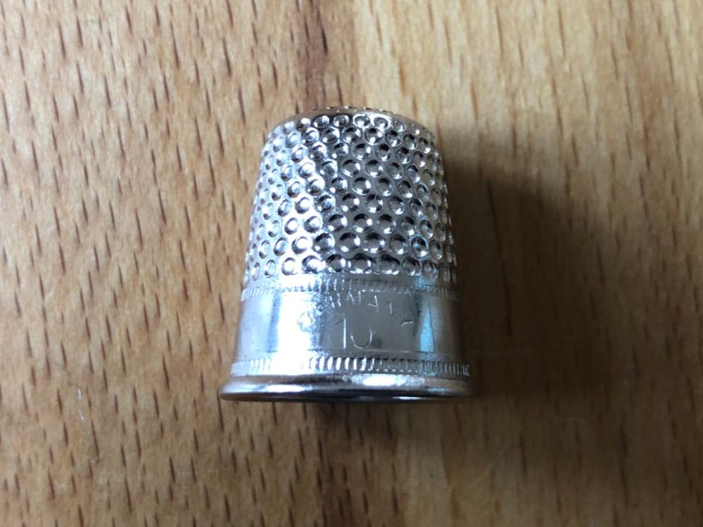Vintage Fingerhut Gr. 10 Aluminium Germany ca. 1950er (Gebraucht) in ...