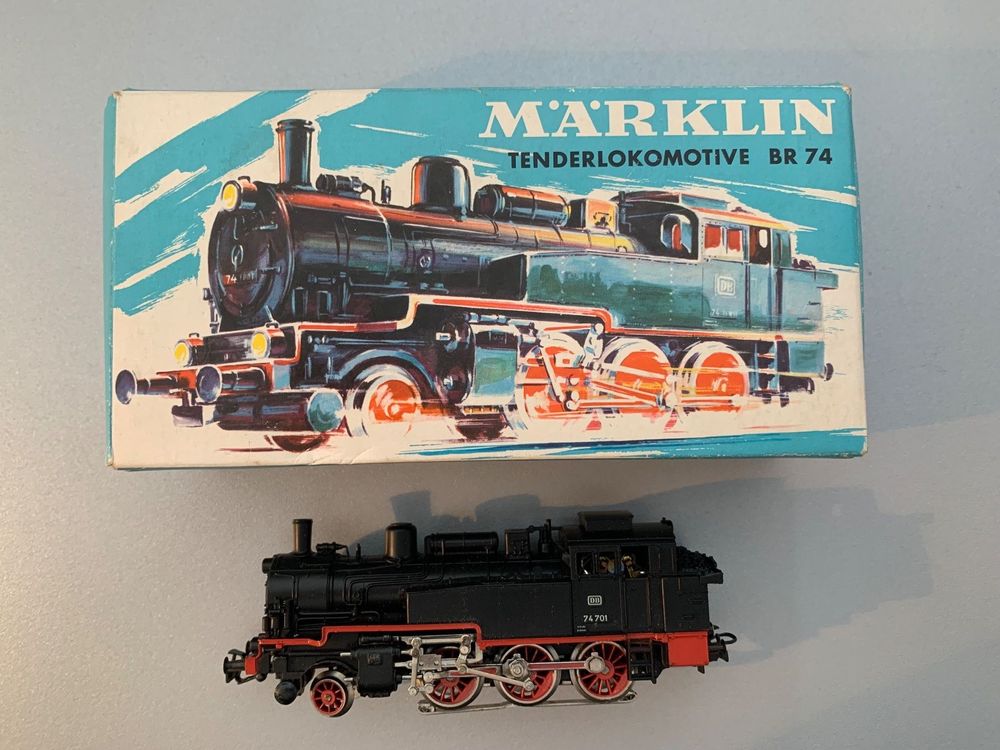 Märklin HO 3095 DB Dampflok BR 74 mit OVP - gepflegt (Gebraucht) in Fehraltorf für CHF 31 – mit ...
