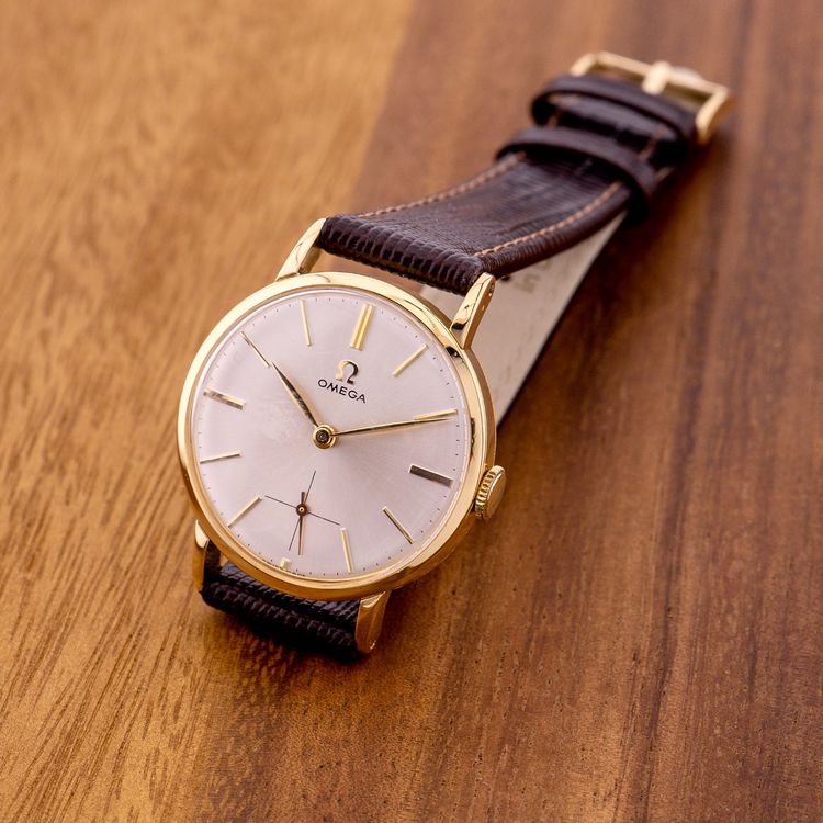 Klassische Omega Chronometer Gold Uhr, ca.1947, Cal. 30T2 Rg (Gebraucht ...